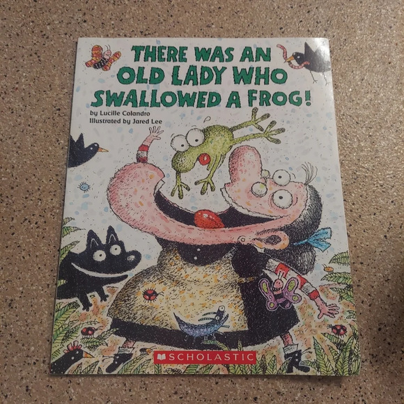 Scholastic | Other | There Was An Old Lady Who Swallowed A Frog ...
